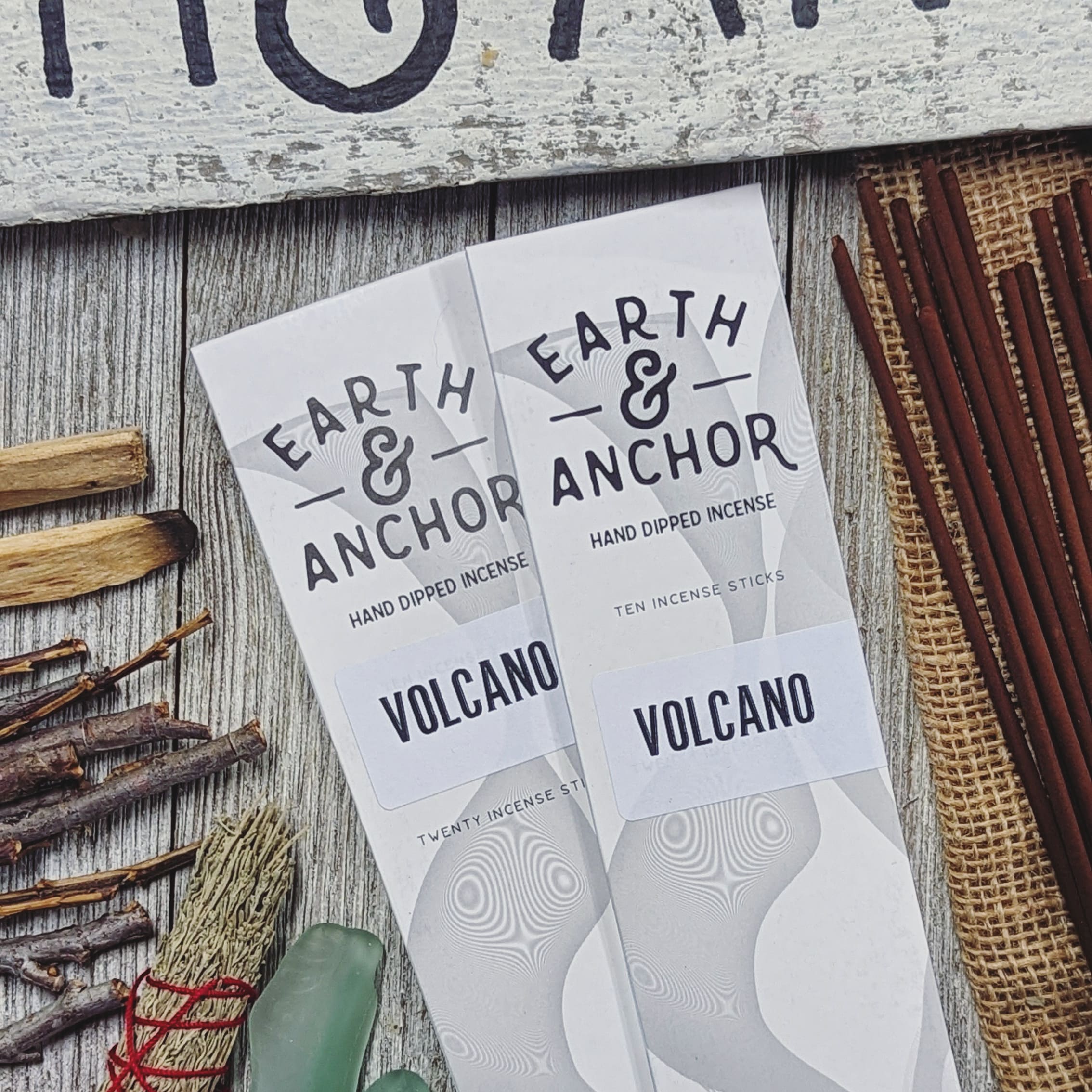 Volcano Hand Dipped Incense – Earth & Anchor Soap Co.