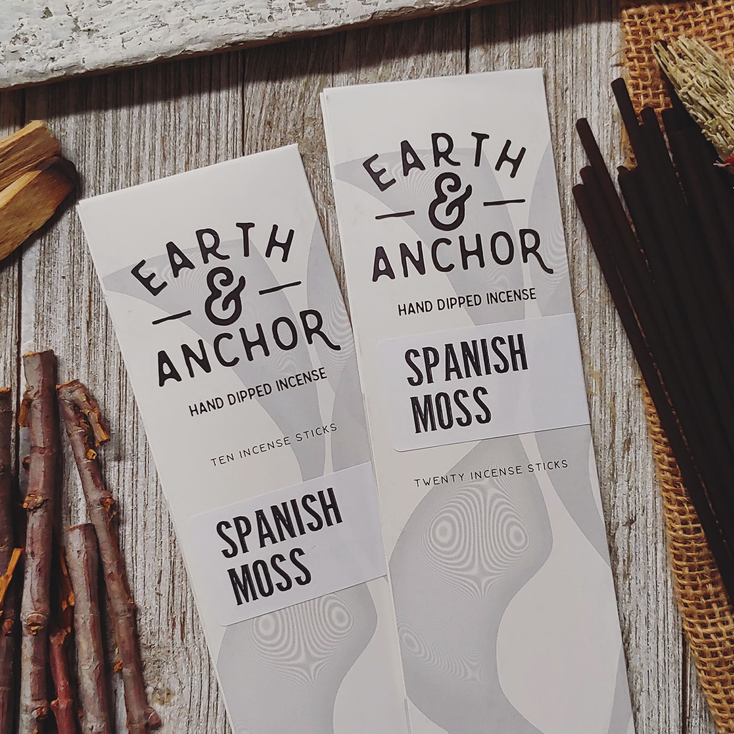 Spanish Moss Hand Dipped Incense – Earth & Anchor Soap Co.